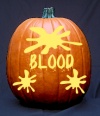 Halloween Blood Stencil - Free Pumpkin Carving Stencil/Pattern ...